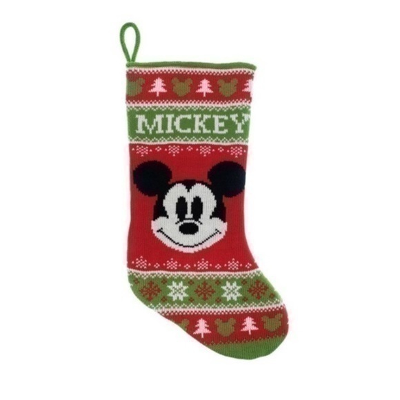 Disney | Holiday | Nwt Disney Mickey Mouse 2 Knit Stocking | Poshmark